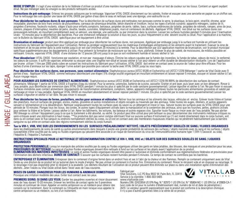 Vital Oxide Disinfectant | #1 Superior Products